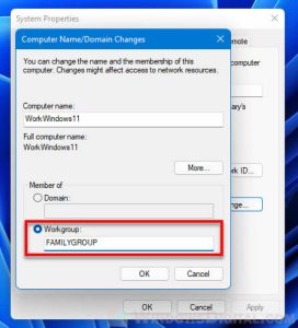 How to Change Computer Name or Workgroup in Windows 11