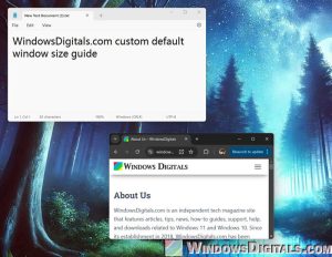How to Set Default Window Size in Windows 11