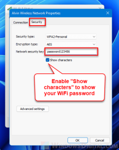 How to Check WiFi Password in Windows 11