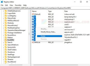 How to Delete Run History in Windows 11