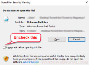 How to Allow App From Unknown Publisher to Run in Windows 10/11