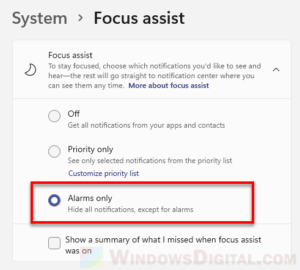 How to Disable Desktop Pop Up Notifications on Windows 11