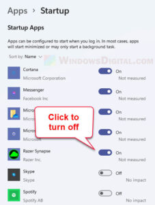 How to Disable Startup Programs in Windows 11