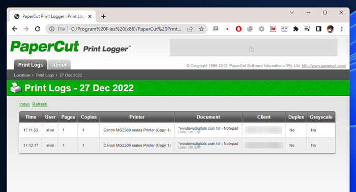 How To Check Print History In Windows 11