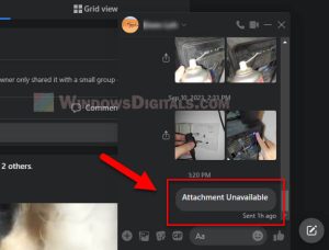 Facebook: When this happens, it's usually because the owner...