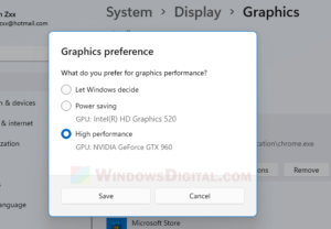 Force App or Game to Use Nvidia GPU or Integrated Graphics