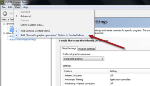 Force App or Game to Use Nvidia GPU or Integrated Graphics