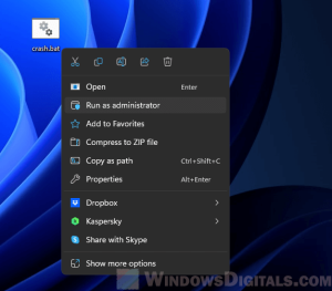 How to Force a Crash on Windows 11 using CMD Batch Files
