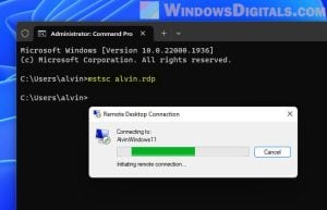 How to Open an RDP Connection via CMD in Windows 11