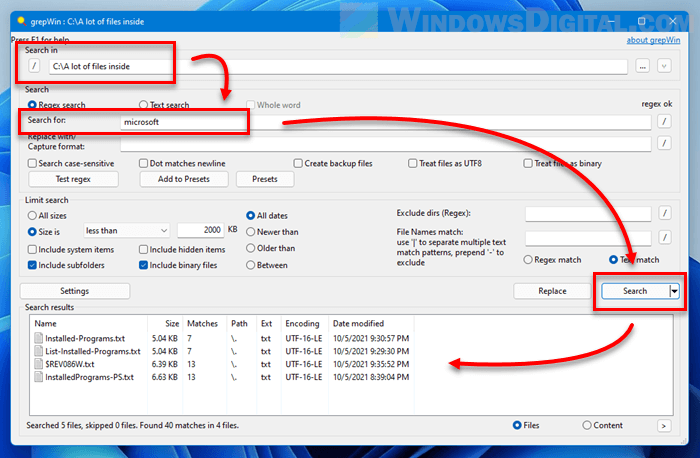 How To Search For Text In Files On Windows 11