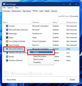How to Disable or Remove OneDrive From Windows 11