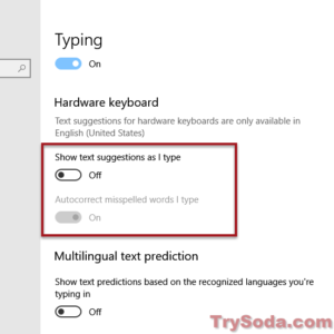 How to Turn On or Off Text Prediction in Windows 11/10