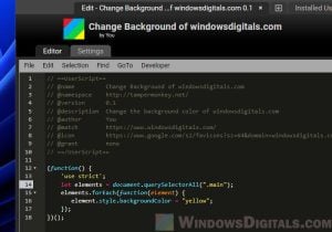 How to Save "Inspect Element" Changes Permanently