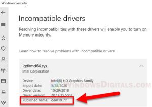 Memory Integrity Can't Be Turned On (Windows 11)