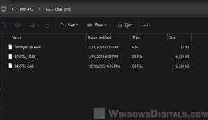 ASRock Instant Flash "No image file detected", Why?