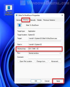 How to Slide to Shutdown in Windows 11 (Shortcut or Hotkey)