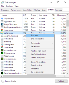 Fix: Windows Explorer Has Stopped Working in Windows 10