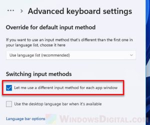 Language Icon Missing From Taskbar in Windows 11 (Fix)