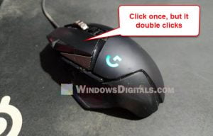 Logitech Mouse Double Clicking on Single Click (Fix)