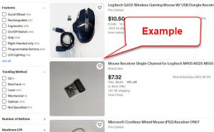 Logitech Wireless Mouse USB Receiver Lost or Broken