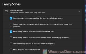How to Set Default Window Size in Windows 11