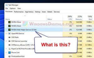 NVIDIA Web Helper.exe Service: Should I Disable it?