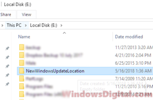 How to Change Windows 11/10 Update Download Location