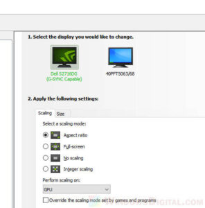 Screen Size Smaller or Larger Than Monitor in Windows 10/11