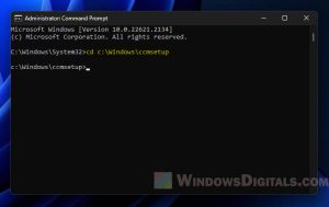 Uninstall SCCM Client Manually in Windows 10/11 via CMD
