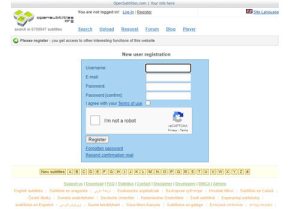 VLC's VLSub Error Code "401 Unauthorized" (200)