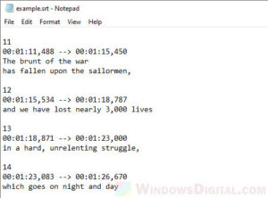 How to Open or Play SRT Files on Windows 10