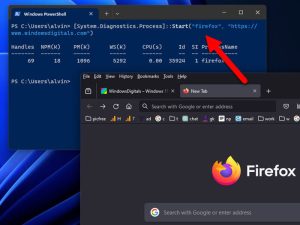 PowerShell: Open URL in Chrome, Edge or Firefox