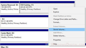 Partition New, Existing or External SSD in Windows 11/10