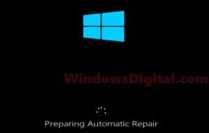 Preparing Automatic Repair Windows 10/11 Black Screen Loop