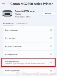 How to Clean Print Head in Windows 11