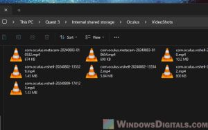 Where are Quest 3 Screenshots and Videos Stored?