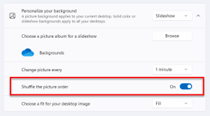 How to Set Up Slideshow Background in Windows 11