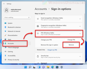 How to Remove PIN Login From Windows 10/11 Startup
