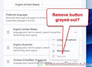 Remove English (US) Keyboard from Windows 11 Taskbar