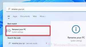 How to Change Computer Name or Workgroup in Windows 11