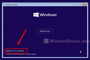 Windows 11: Recovery "Your PC needs to be repaired"