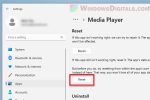 Windows 11 Media Player: Clearing Recent Media History