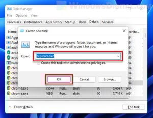 Windows 11 White Square/Rectangle Box on Desktop Screen