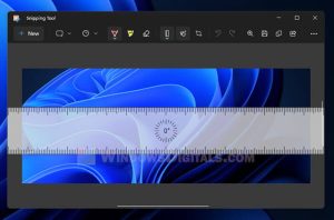 How to Rotate Ruler in Snipping Tool