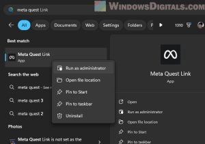 Why set Meta Quest Link as default OpenXR runtime?