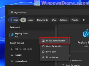 How to Run .Reg Files as Administrator in Windows 11