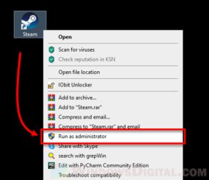 Steam Game No Icon and Not Working - "Problem with Shortcut"