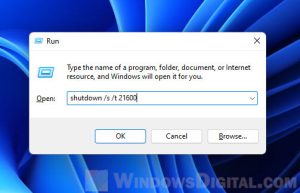 How to Set Shutdown Timer in Windows 11
