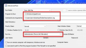 How to Run .Reg Files as Administrator in Windows 11