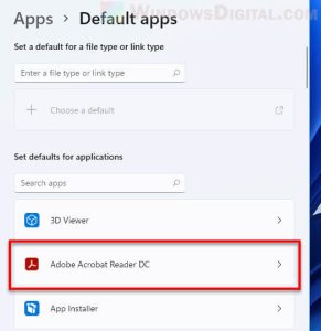How to Change Default PDF Viewer in Windows 11